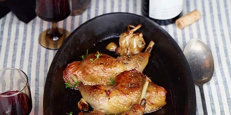 How to make Confit Of Guinea Hen Legs With Prunes And Honey Recipe