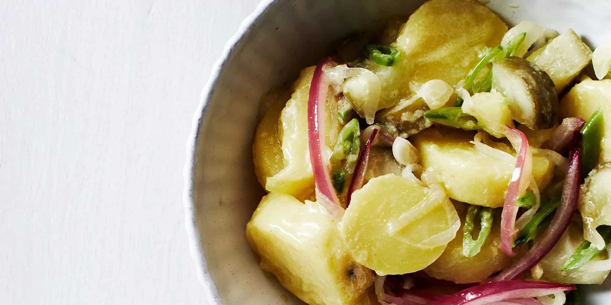 How to make Potato, Snap Pea And Pickle Salad Recipe