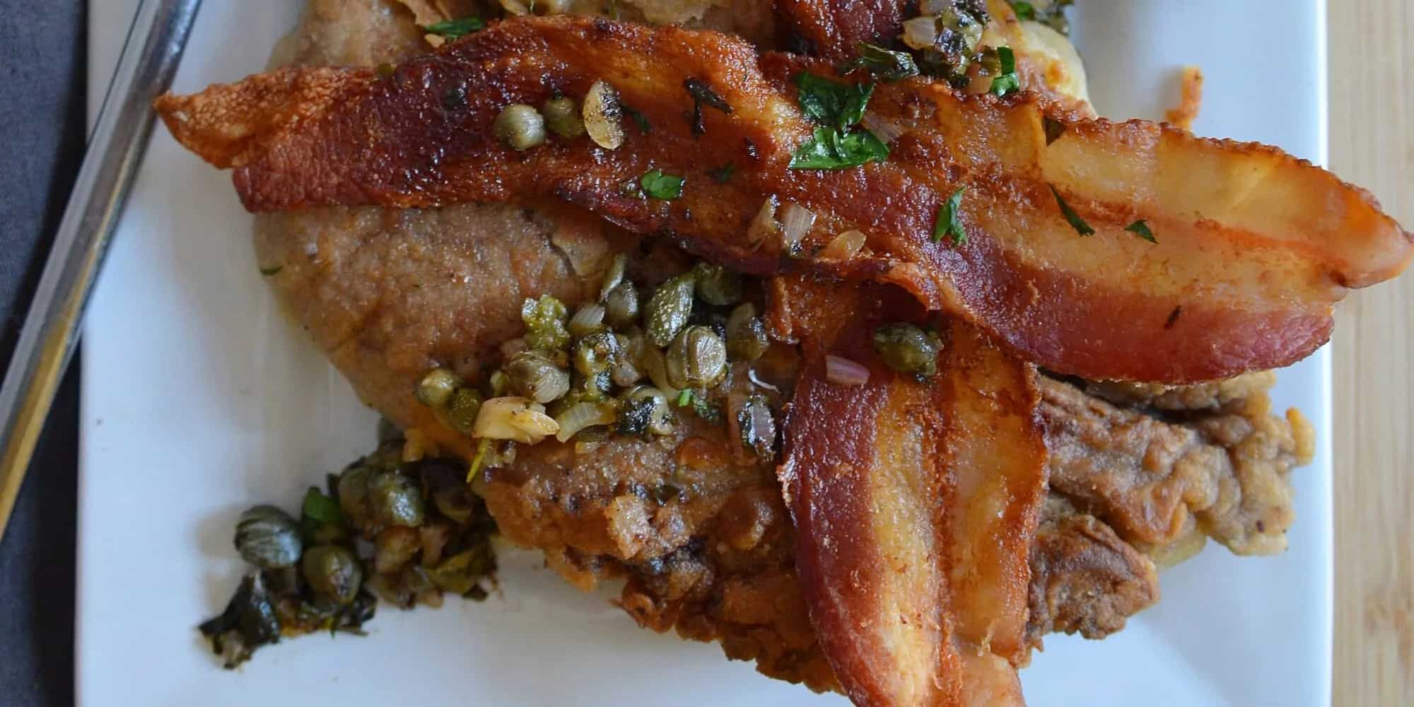 How to make Shad Roe With Bacon And Capers Recipe