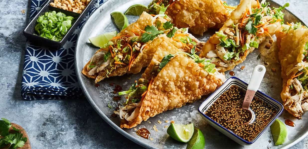 How to make Chinese Chicken Tacos Recipe