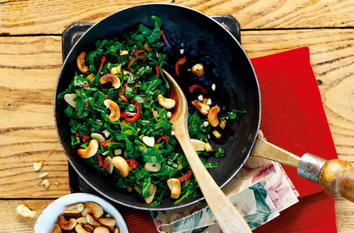 How to make Chinese Stir-fried Spring Greens Recipe