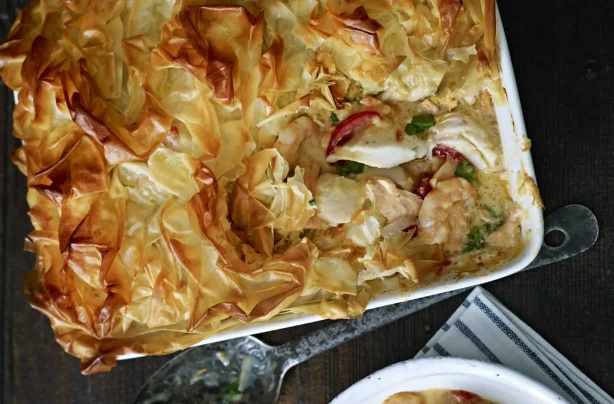 How to make Filo Pastry Fish Pie Recipe