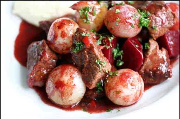 How to make Spiced Beef And Beetroot Stew Recipe