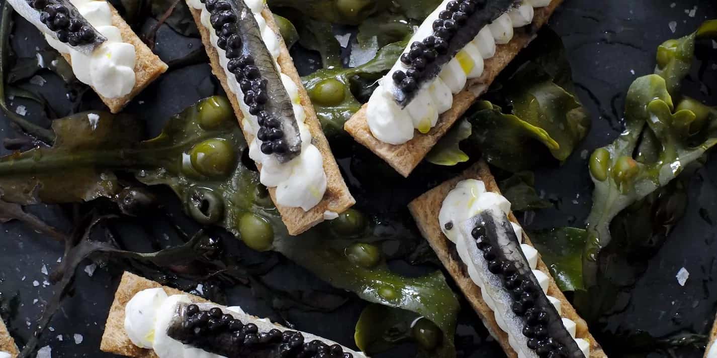 How to make Anchovy And Caviar Toast Recipe