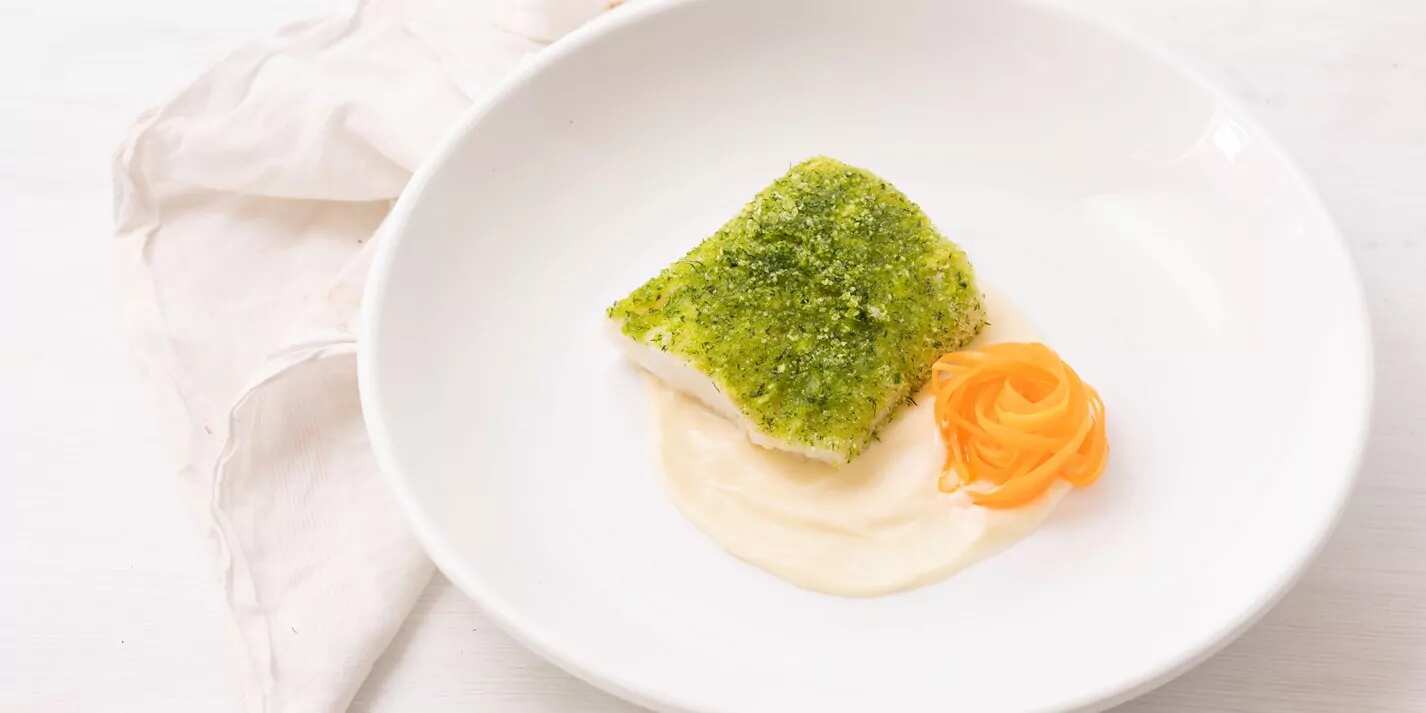 How to make Herb Crusted Cod With Parsnip Purée Recipe