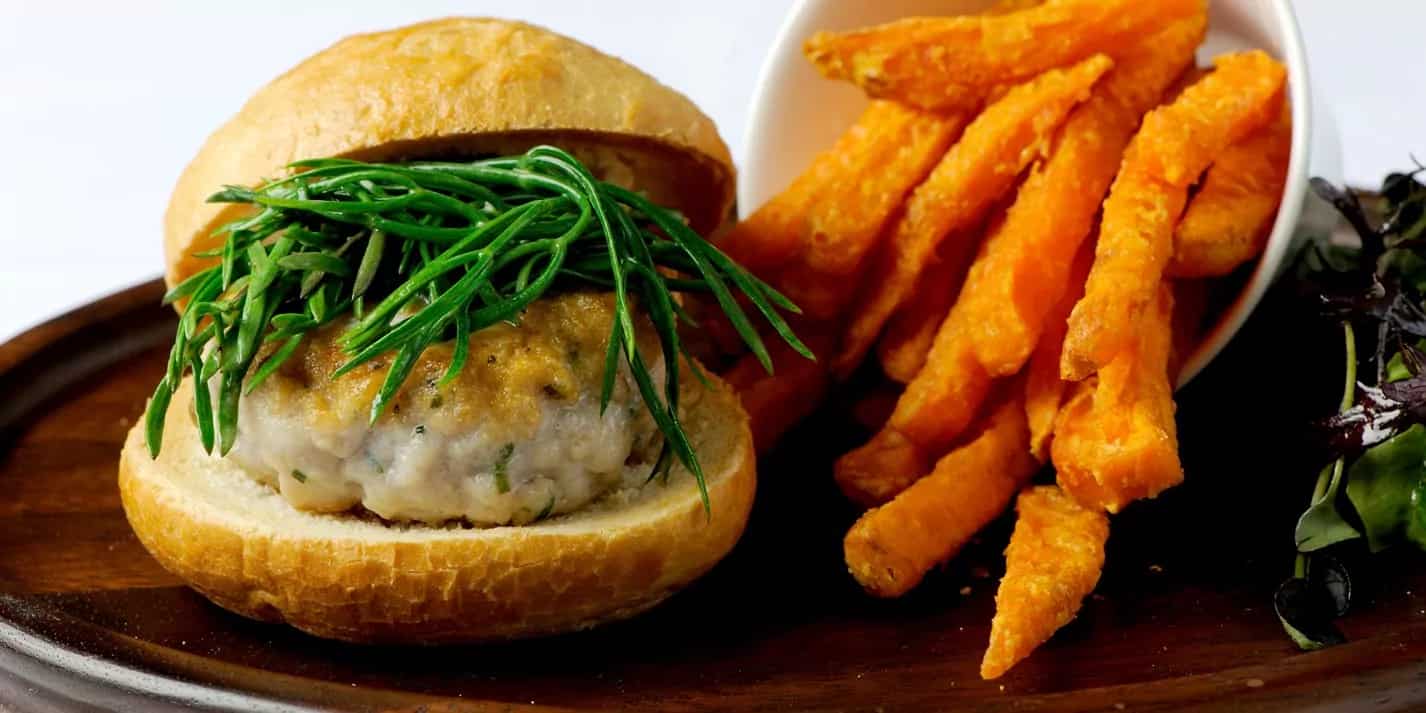 How to make Fish Burger With Squid & Mackerel Recipe