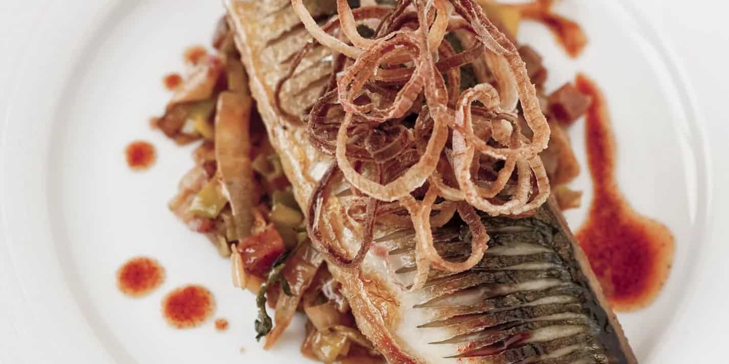 How to make Mackerel Fillet & Chorizo Braised Leeks Recipe