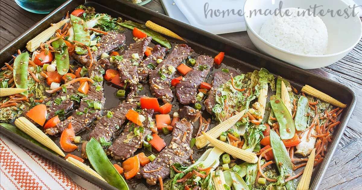 How to make Sheet Pan Beef Teriyaki Recipe