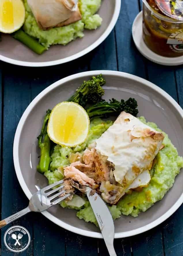 How to make Baked Salmon Filo Parcels Recipe