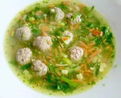 How to make Dutch Vegetable Soup With Meatballs Recipe