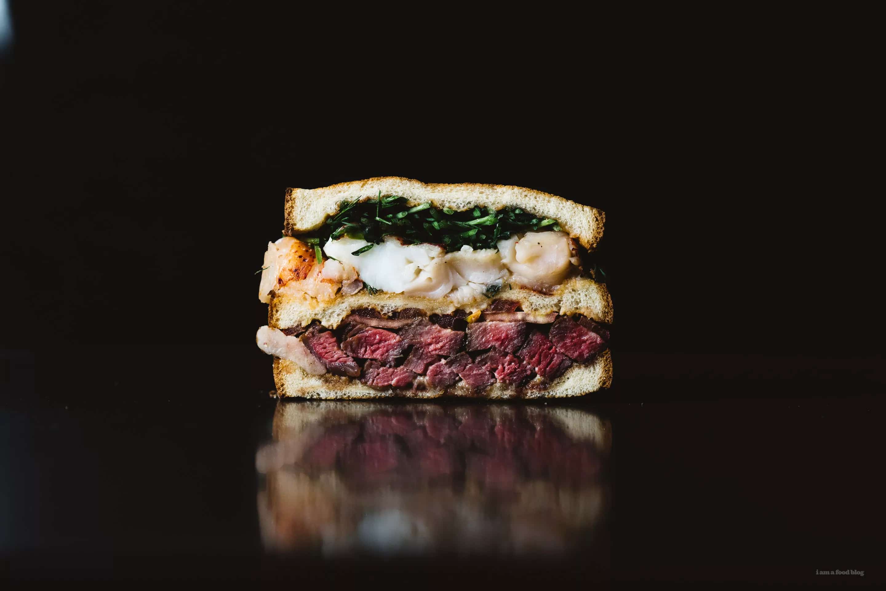 How to make Surf And Turf Sandwich Recipe