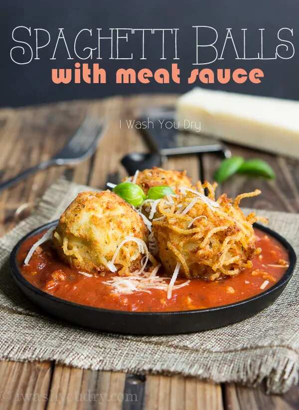 How to make Spaghetti Balls With Meat Sauce Recipe