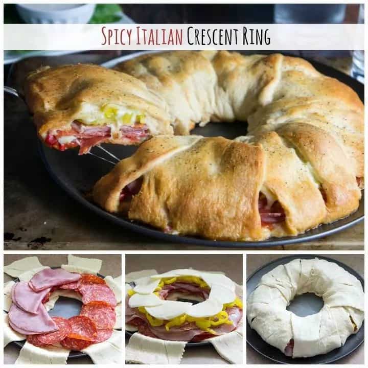 How to make Spicy Italian Crescent Ring Recipe