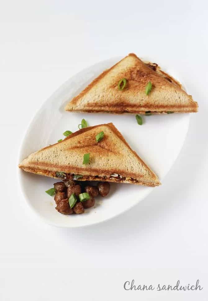 How to make Chana Sandwich Recipe