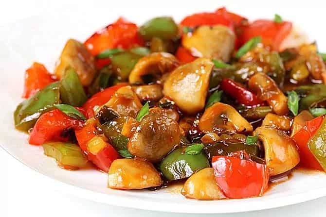 How to make Chilli Mushroom Recipe