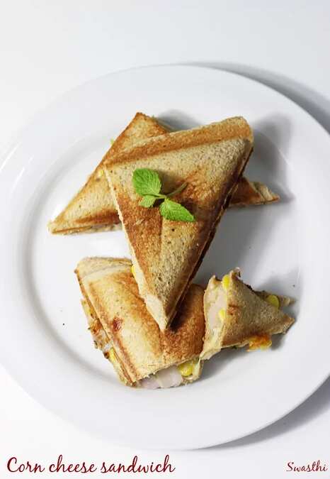 how to cook corn sandwich in tamil