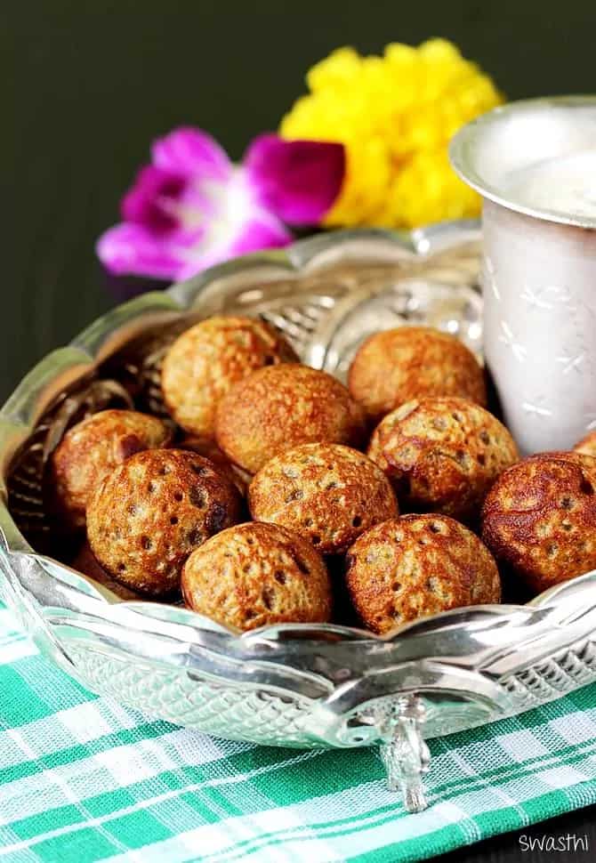 How to make Instant Sweet Paniyaram Recipe