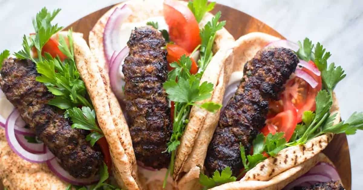 How to make Beef Kofta Wrap With Tahini Sauce Recipe