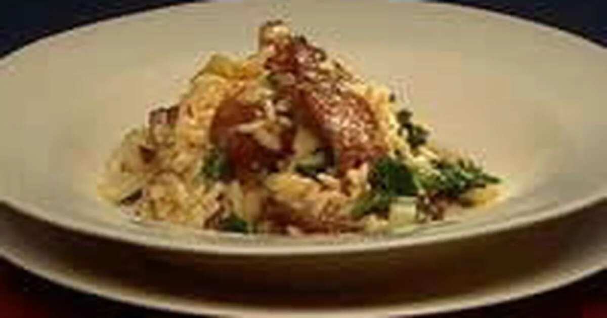 How to make Braised Chorizo And Risoni Recipe