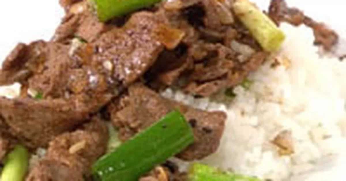 How to make Mongolian Lamb Recipe