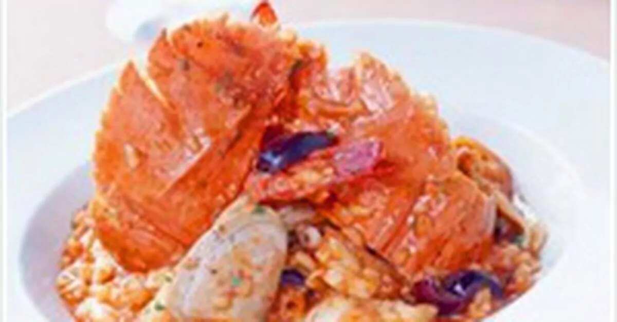 How to make Portuguese Seafood Risotto Recipe