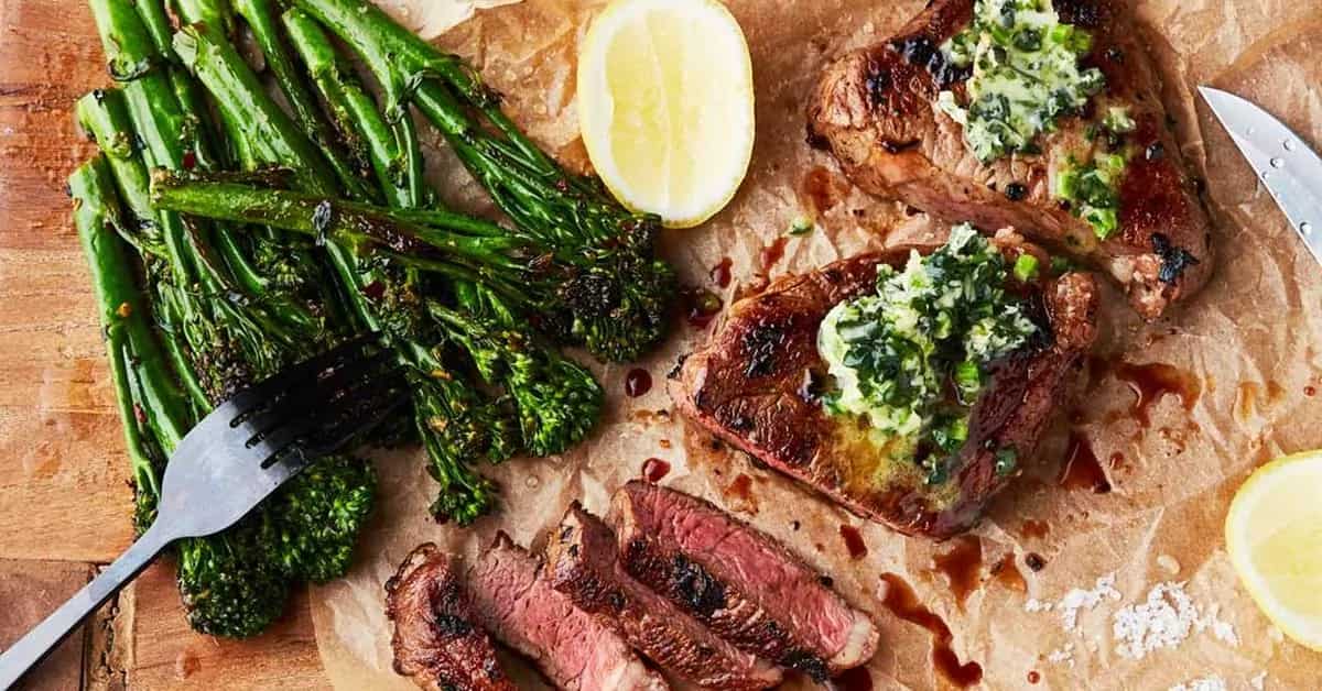 How to make Rump Steak With Herb And Garlic Butter Recipe