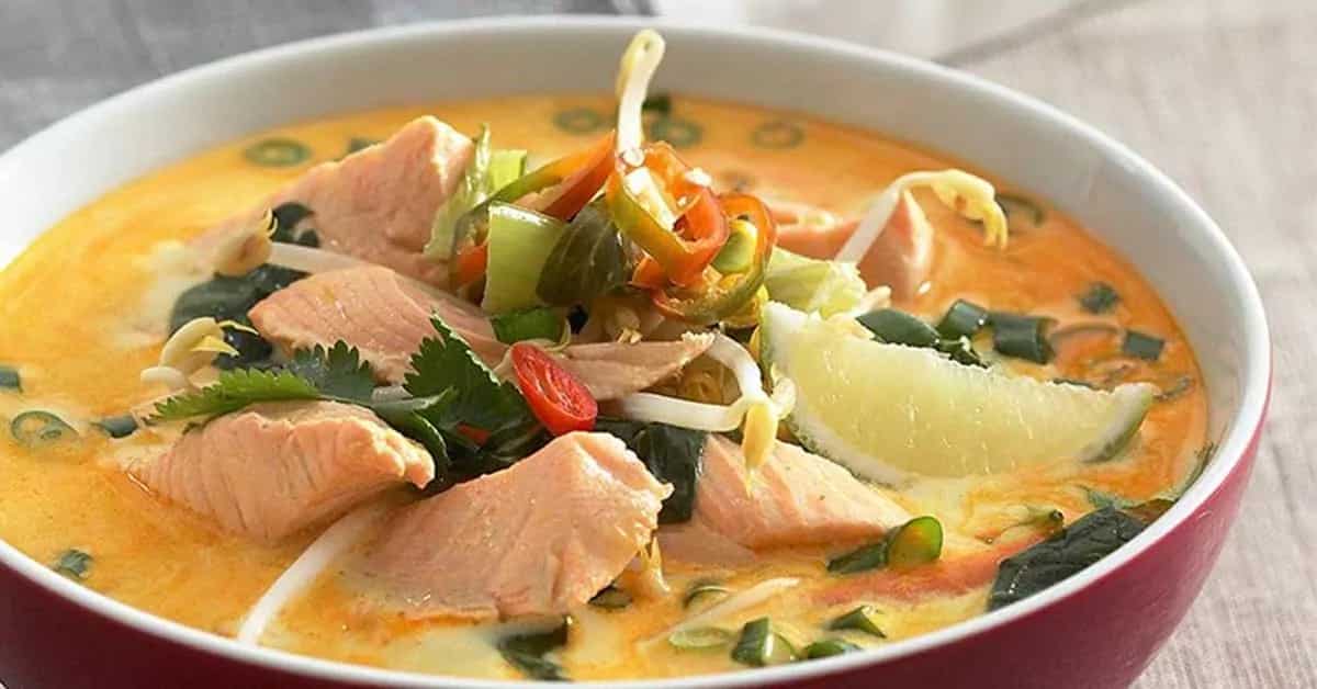 How to make Salmon Laksa Recipe
