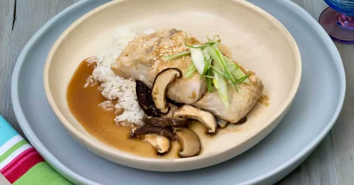 How to make Steamed Barramundi Fillets With Lime, Ginger And Shiitake ...