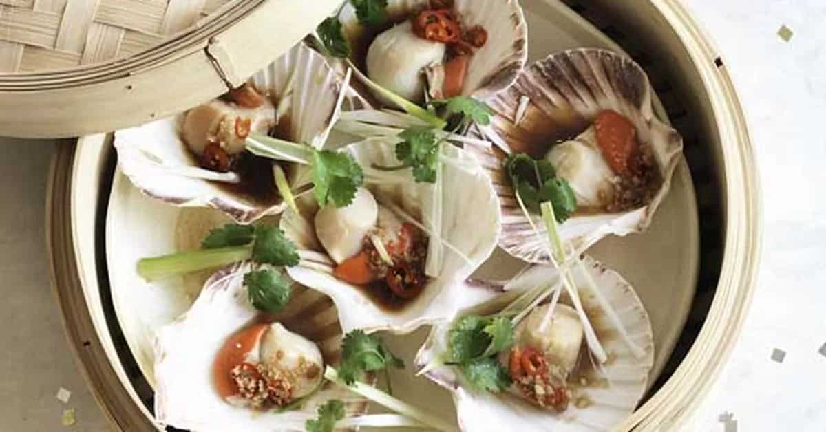 How to make Steamed Scallops With Ginger And Soy Recipe