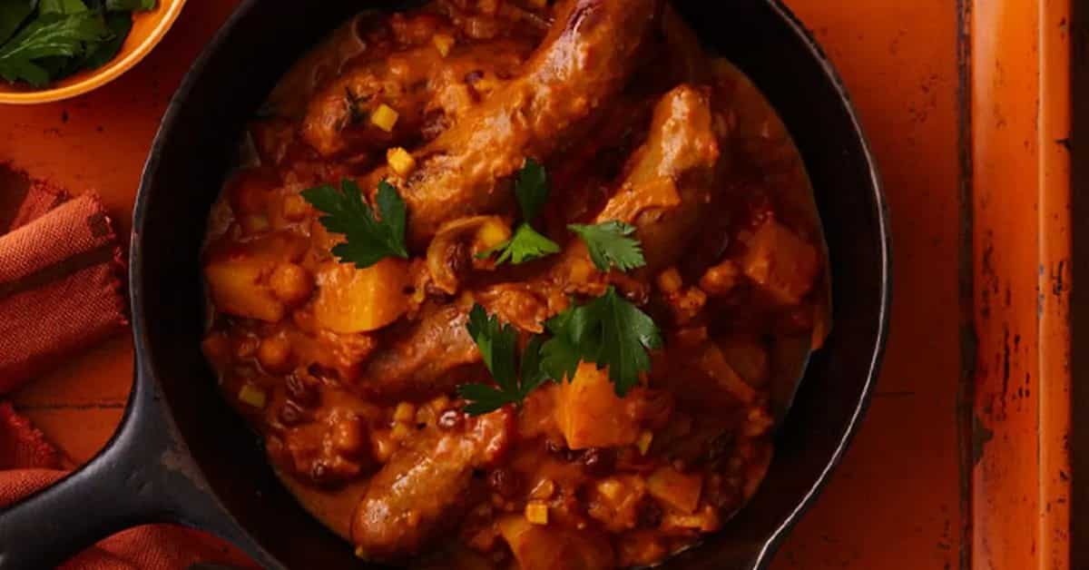 How to make Sweet Curried Sausages Recipe