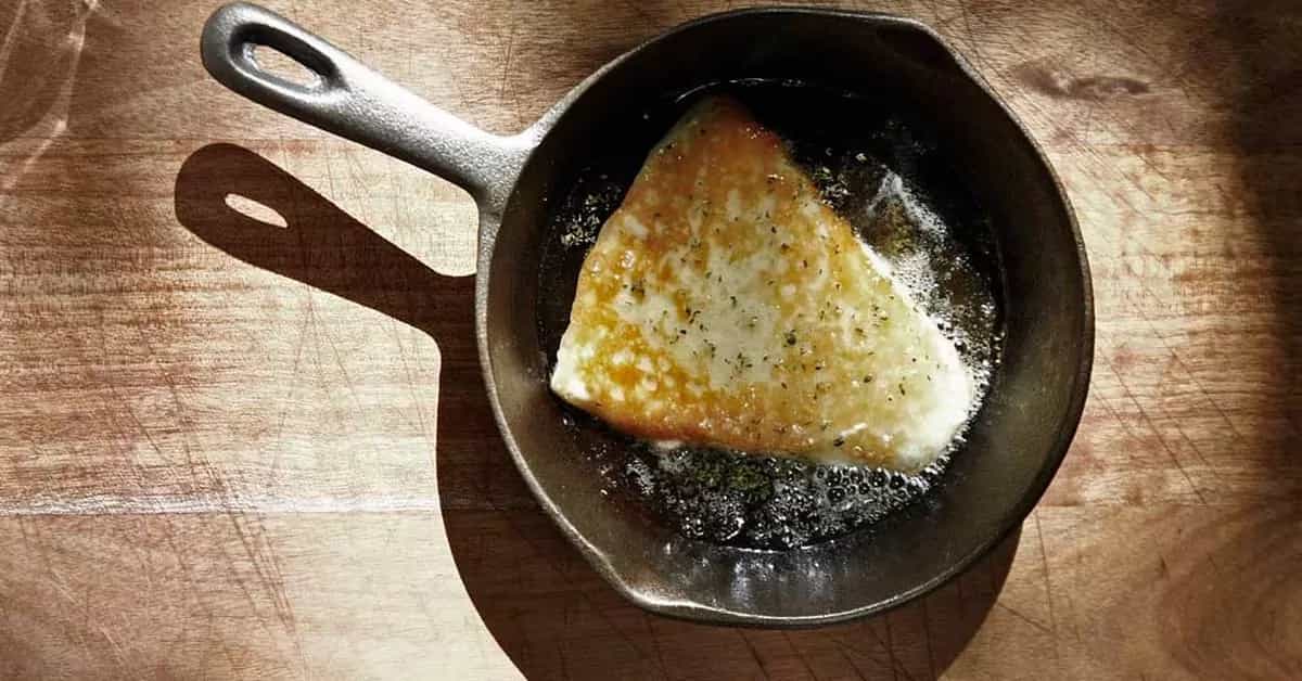 How to make Saganaki Cheese With Honey And Oregano Recipe