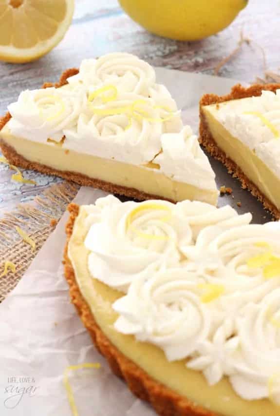 Lemon Cream Tart – Lemon Tart with Fresh Berries – UKZFM
