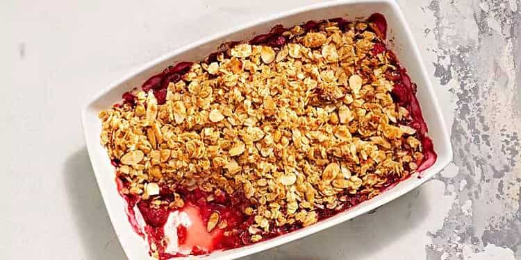How to make Raspberry Almond Crisp Recipe