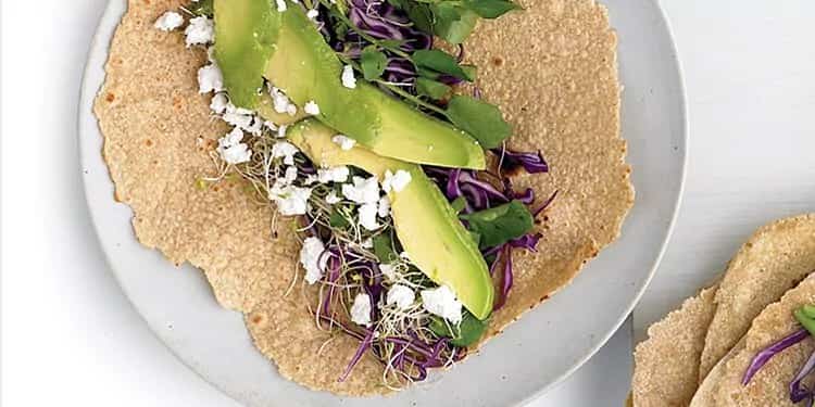 How to make Avocado, Feta, And Cabbage Wrap Recipe