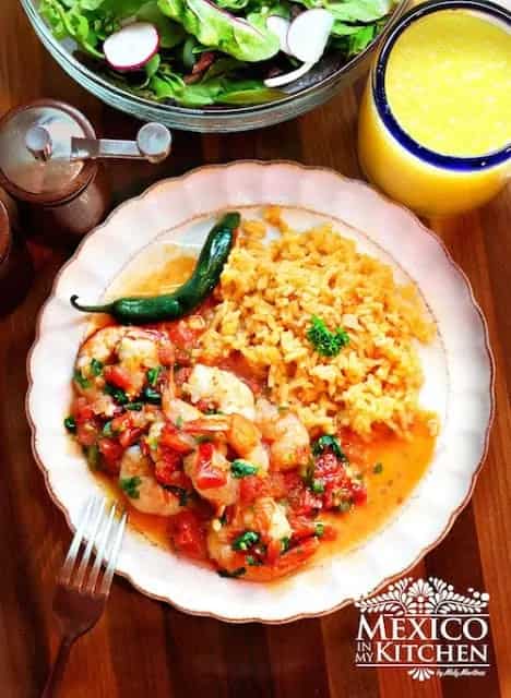 How to make Shrimp Mexican Style Or Ranchero Style Recipe