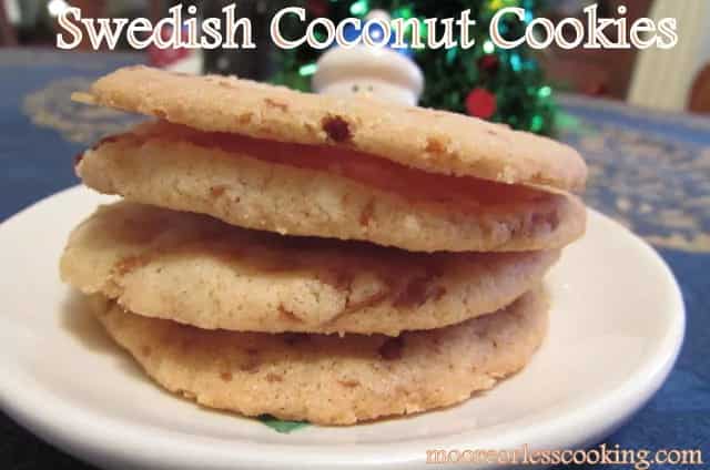 How to make Swedish Coconut Cookies Recipe