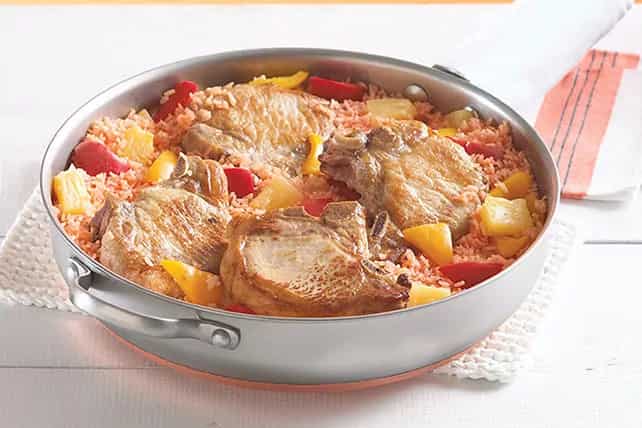 How to make Aloha Pork Chop Skillet Recipe