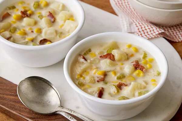 How to make Sassy Potato Corn Chowder Recipe