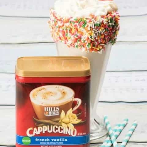 How to make French Vanilla Cappuccino Milkshake Recipe