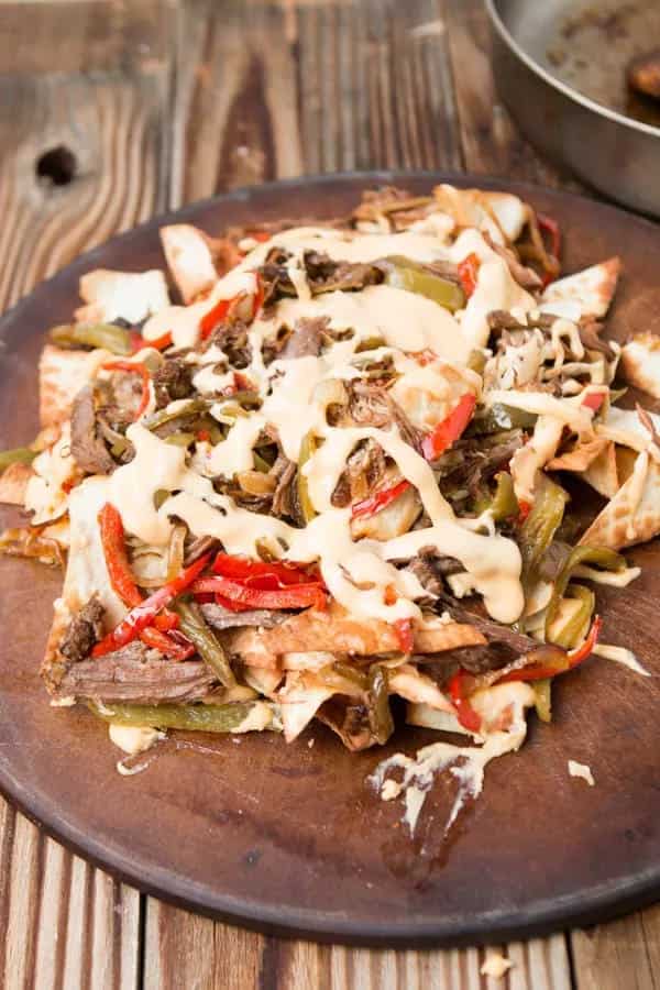 How to make Philly Cheese Steak Nachos Recipe