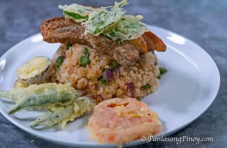How to make Crispy Liempo Sinigang Rice Recipe