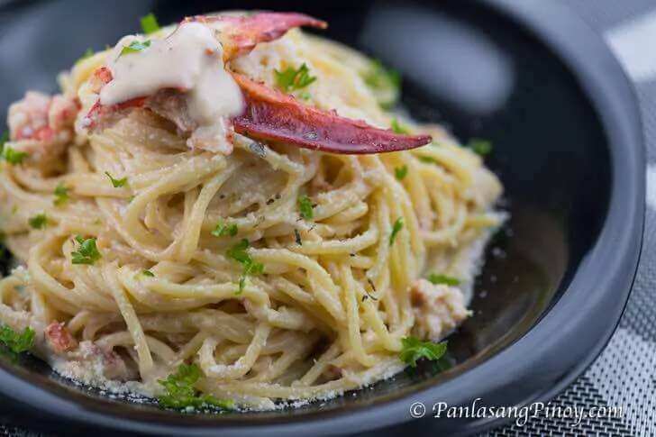 How to make Lobster Pasta In Creamy Alfredo Sauce Recipe