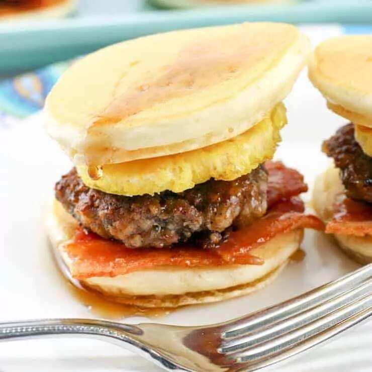 How to make Pancake Breakfast Sliders Recipe