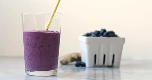 How to make Blueberry-ginger Smoothie Recipe