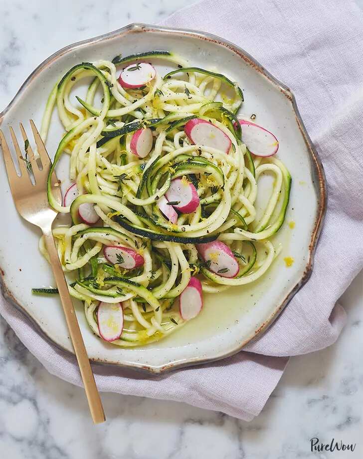 How to make Cold Lemon Zoodles Recipe