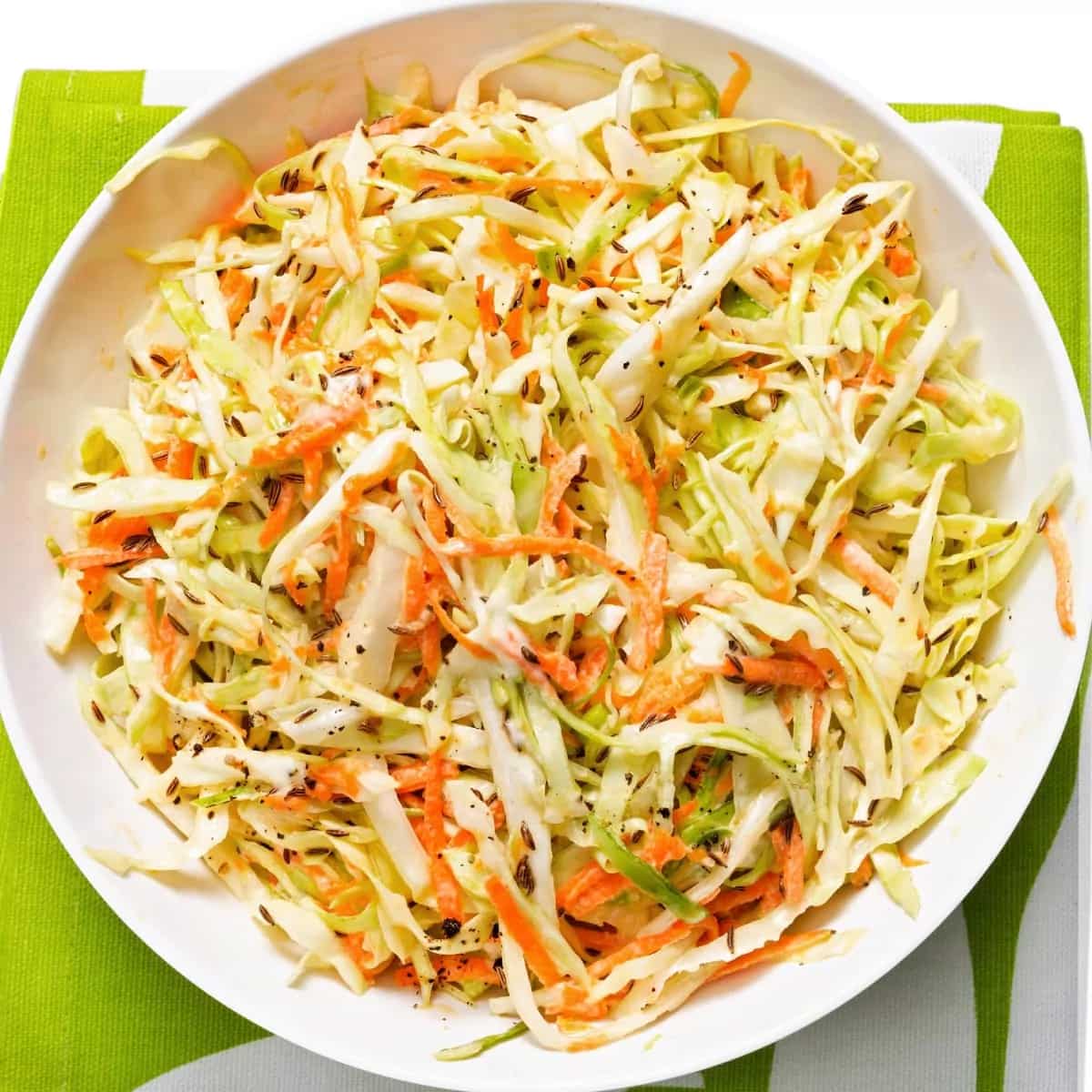 How to make Green Cabbage Coleslaw Recipe