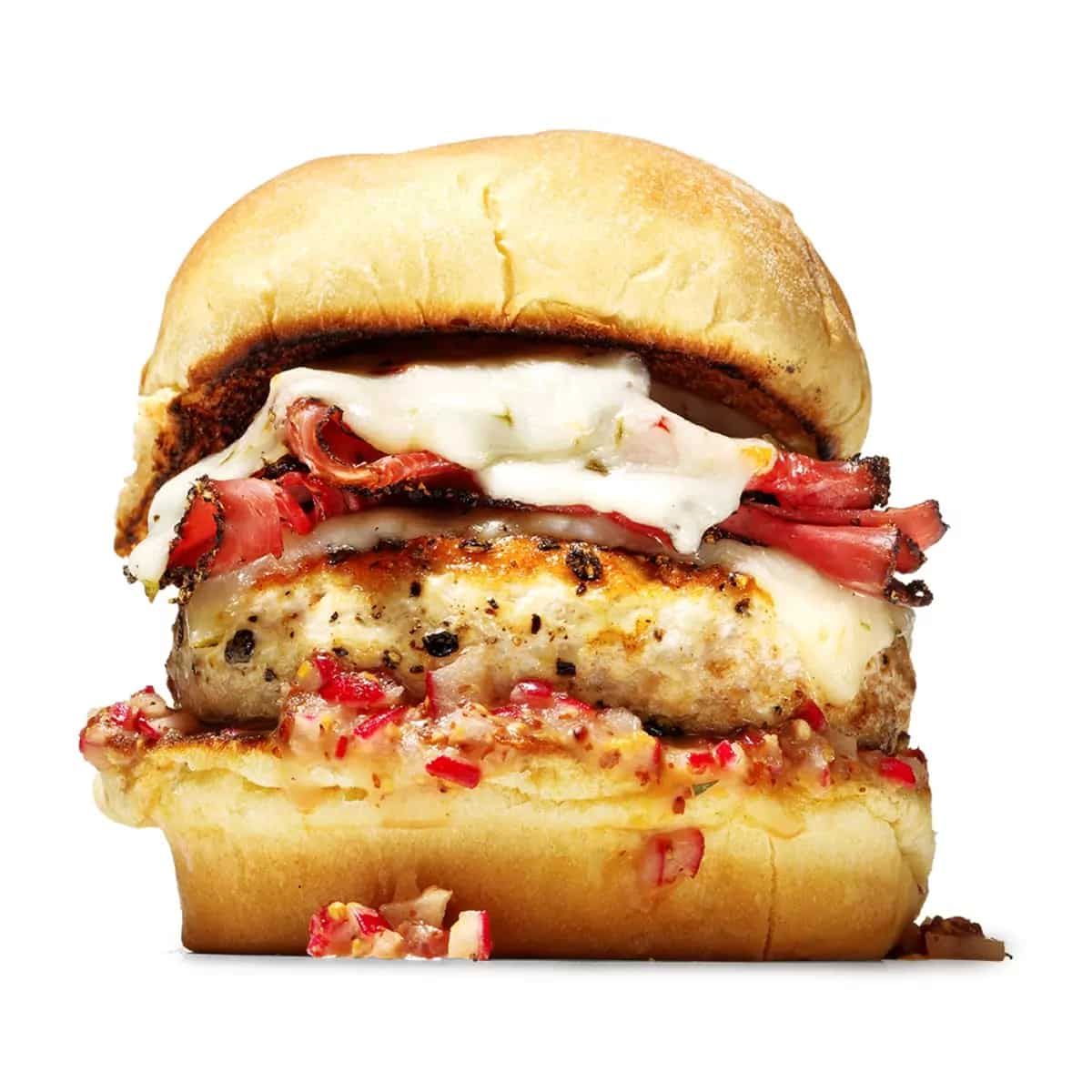 How to make Marc Murphy's Chicken Pastrami Burger Recipe