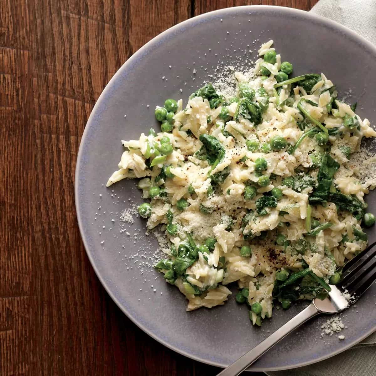 How to make Orzo Risotto With Spring Greens Recipe