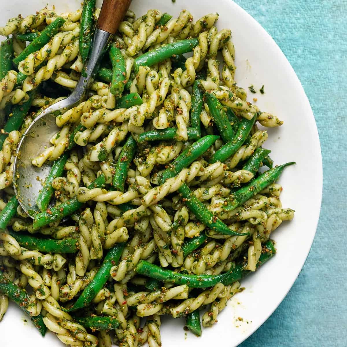 How to make Pistachio-citrus Pesto With Green Beans & Gemelli Recipe