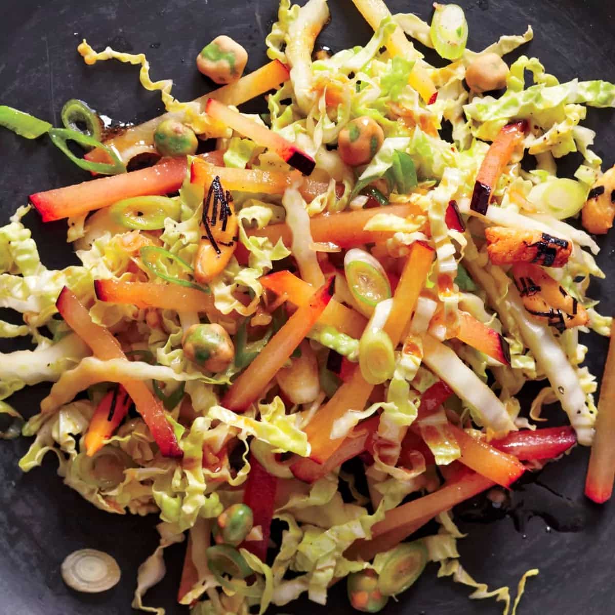 How to make Red Plum-and-napa Cabbage Slaw Recipe